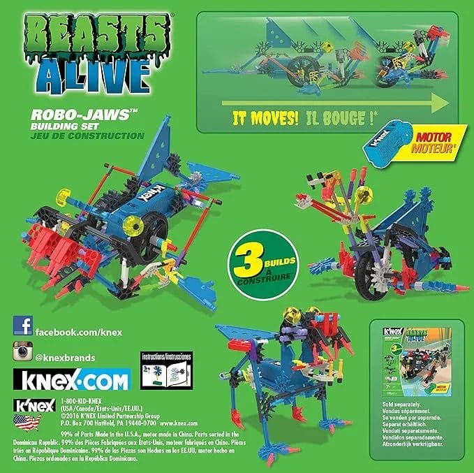 K'NEX Beasts Alive Building Sets: The Engineering Toys to Unleash ...